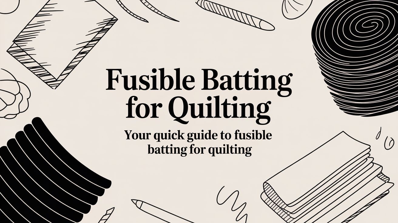 Fusible Batting for Quilting: Your Quick Guide to fusible batting for ...