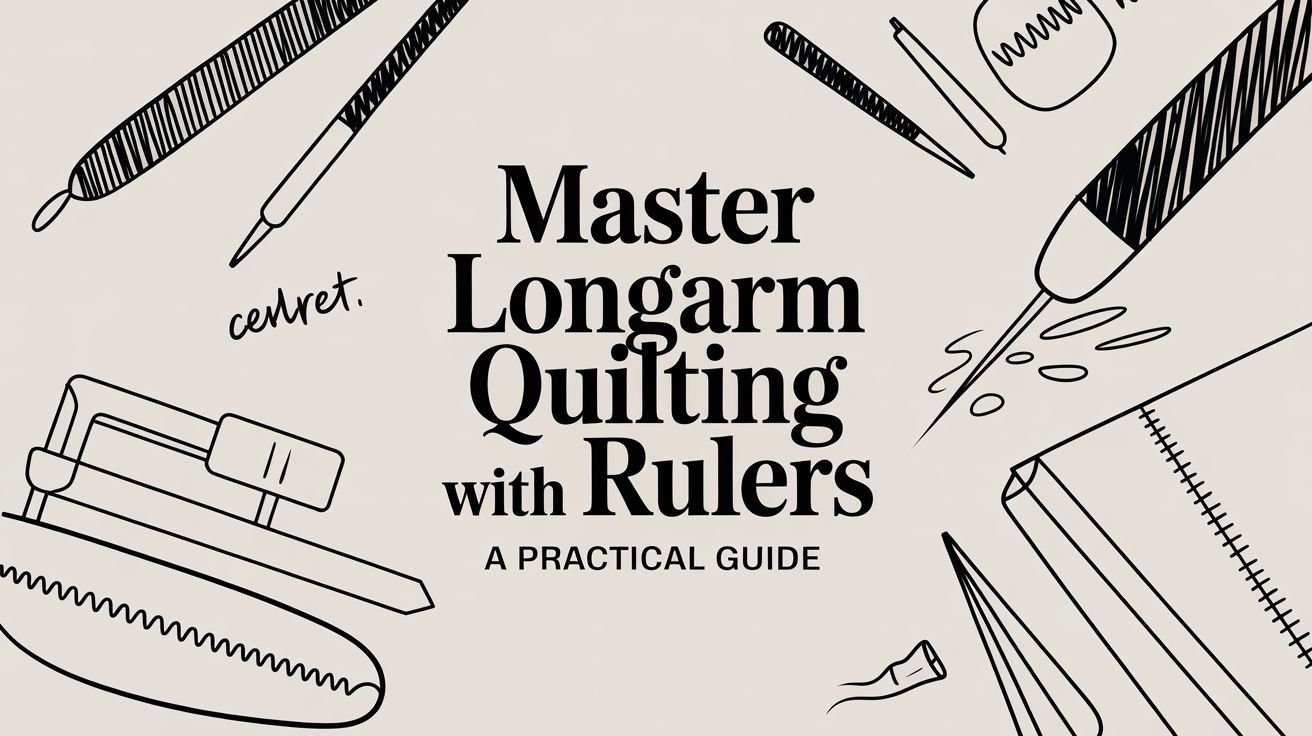 Master Longarm Quilting With Rulers A Practical Guide – Quilt Batting