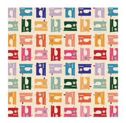 Fat Quarter Panel of Sewing Mood - Rainbow by Paintbrush Studios ...